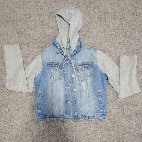 Wallflower | Jackets & Coats | Denimsweater Jacket | Poshmark